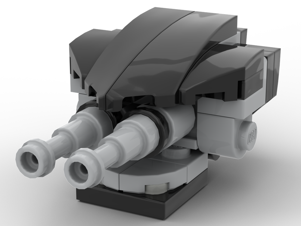 LEGO MOC Twin Turret V1 by Asera | Rebrickable - Build with LEGO