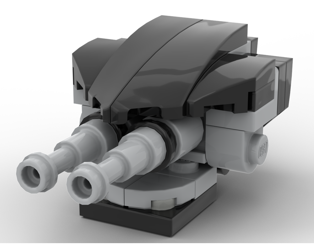 LEGO MOC Twin Turret V1 by Asera | Rebrickable - Build with LEGO