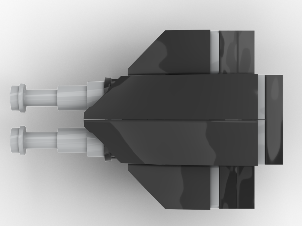 LEGO MOC Twin Turret V1 by Asera | Rebrickable - Build with LEGO