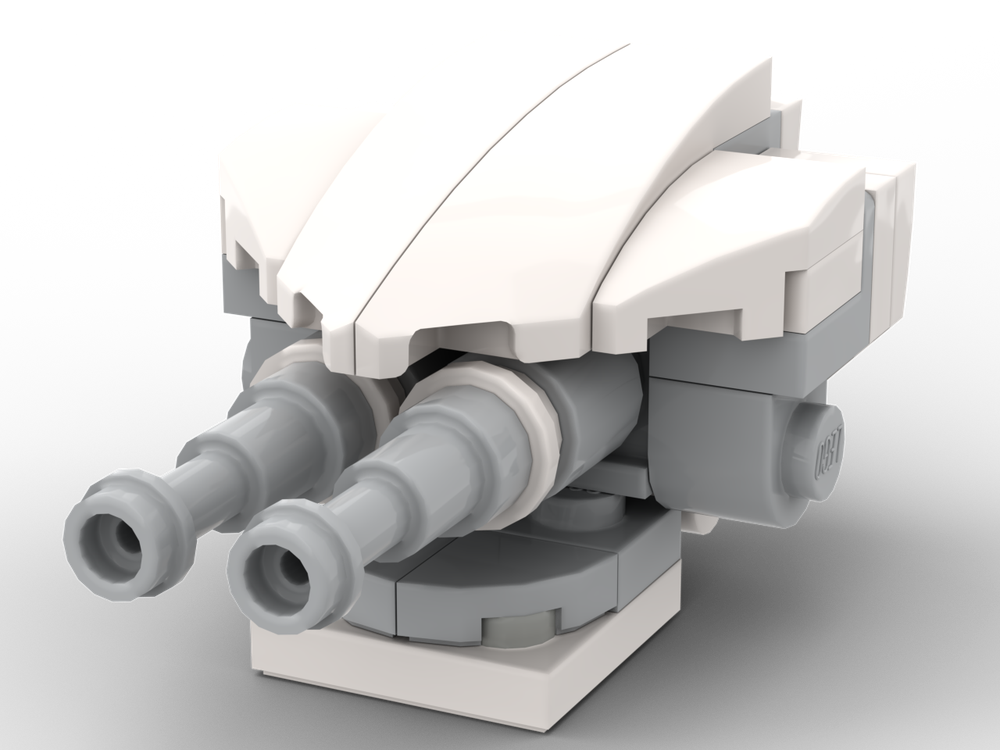 LEGO MOC Twin Turret V1 by Asera | Rebrickable - Build with LEGO