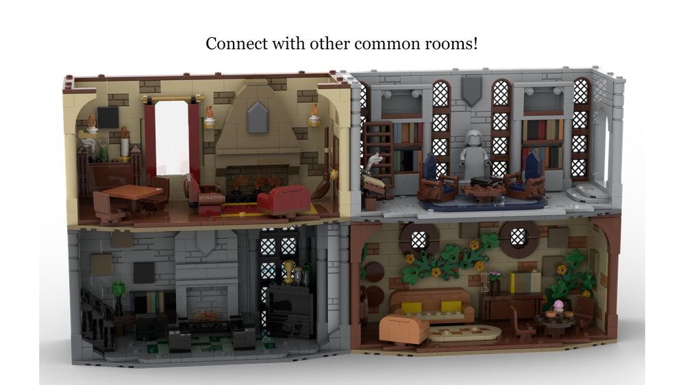 LEGO MOC-185741 Common Room- Lion by witchcraftedbricks | Rebrickable ...