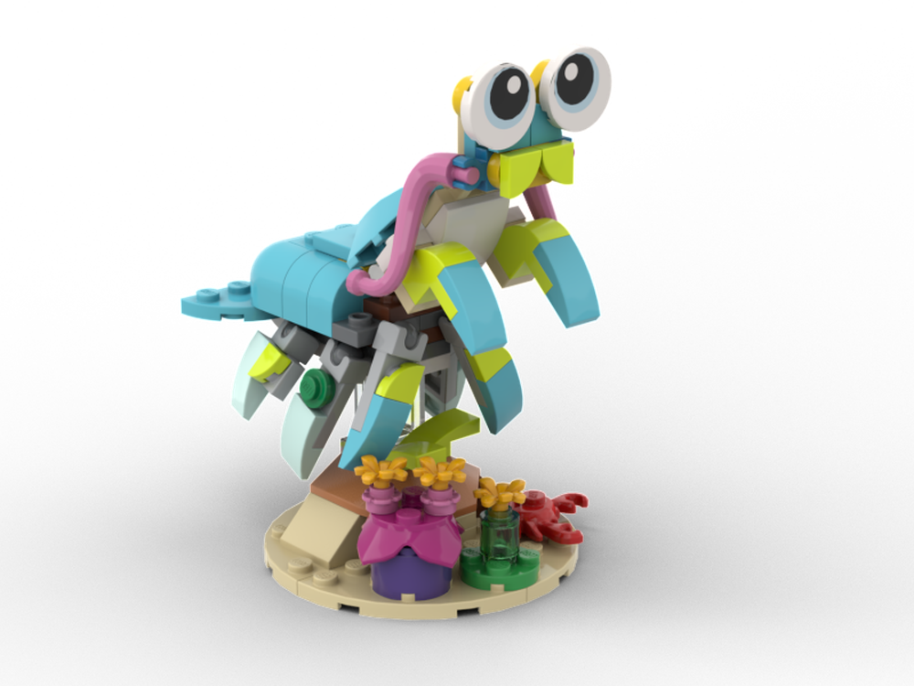LEGO MOC Mantis Shrimp by zek.ocean | Rebrickable - Build with LEGO