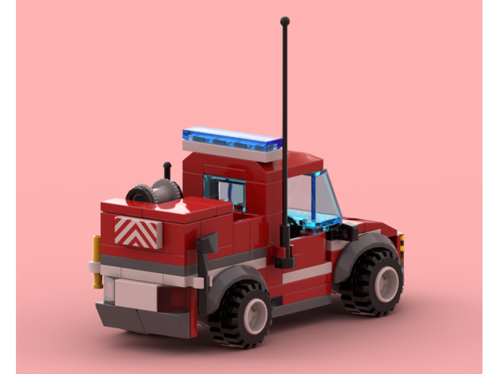 LEGO MOC Fire Utility / Brush Truck by earth_girl | Rebrickable - Build ...