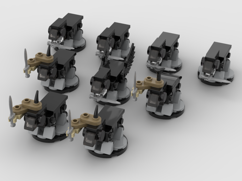 LEGO MOC Pony Ringwraiths (Hooded) by GargonLe | Rebrickable - Build ...