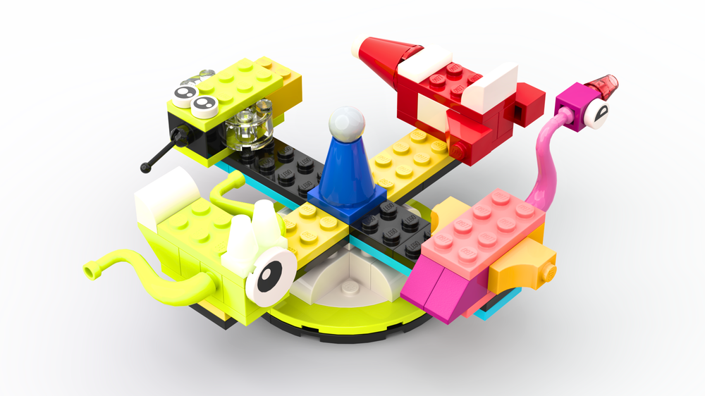LEGO MOC 11037 Carousel by Lenarex | Rebrickable - Build with LEGO