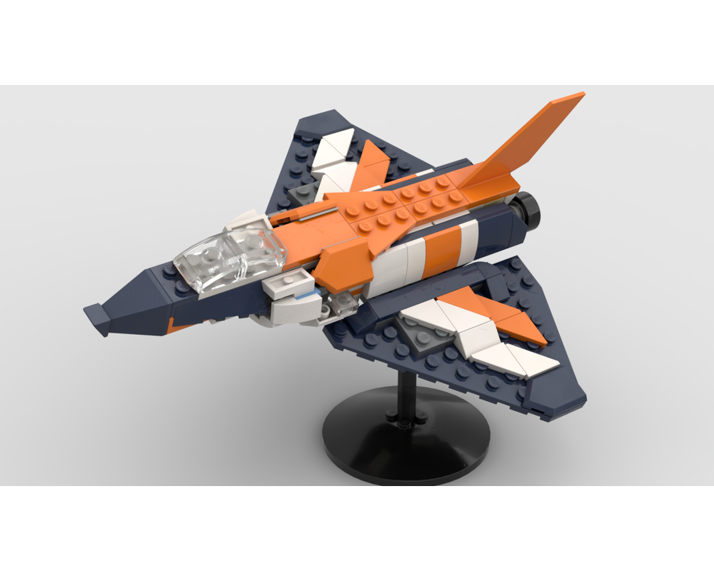 LEGO MOC Delta aircraft by Loopy 888 | Rebrickable - Build with LEGO