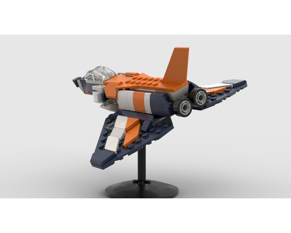 LEGO MOC Delta aircraft by Loopy 888 | Rebrickable - Build with LEGO