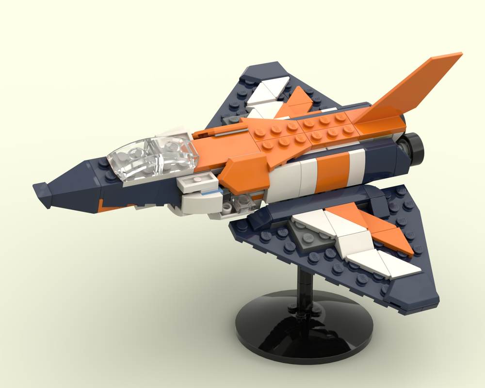 LEGO MOC Delta aircraft by Loopy 888 | Rebrickable - Build with LEGO