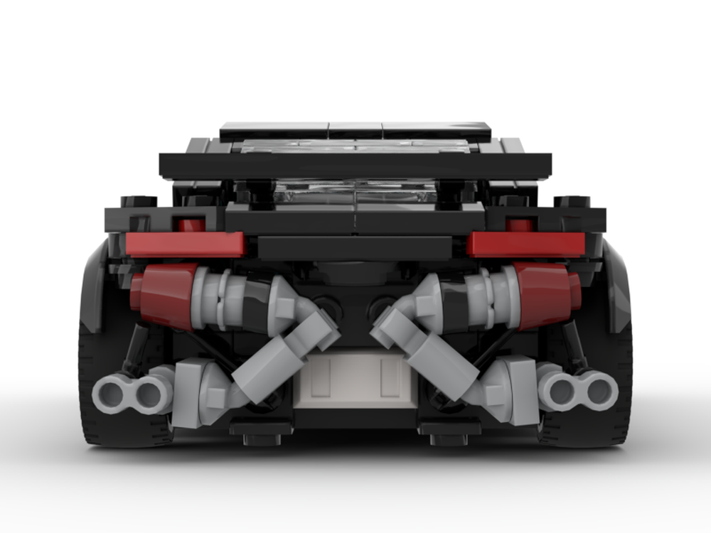 LEGO MOC Audi R8 Twin Turbo (Black) by TymHay | Rebrickable - Build ...