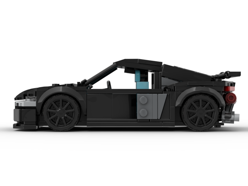 LEGO MOC Audi R8 Twin Turbo (Black) by TymHay | Rebrickable - Build ...