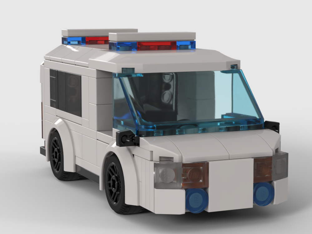 LEGO MOC Police Van by Toothpick-NL | Rebrickable - Build with LEGO