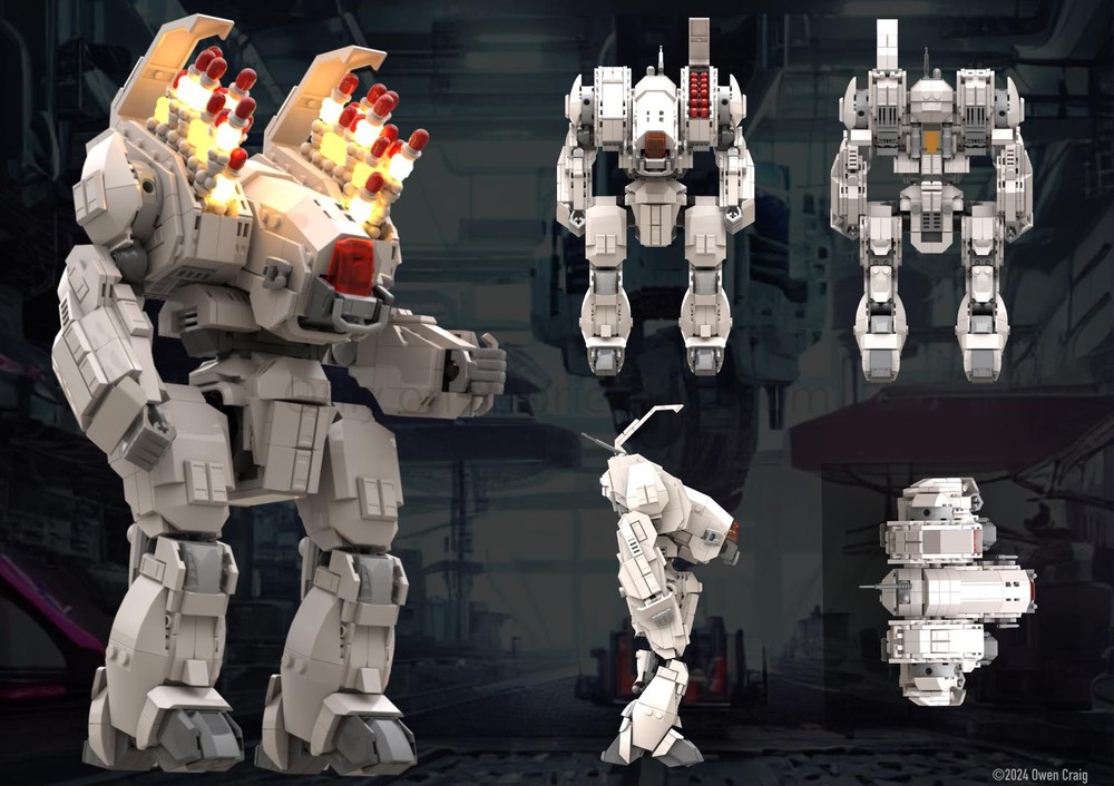 LEGO MOC Archer ARC-4M Battlemech by canuck33 | Rebrickable - Build ...