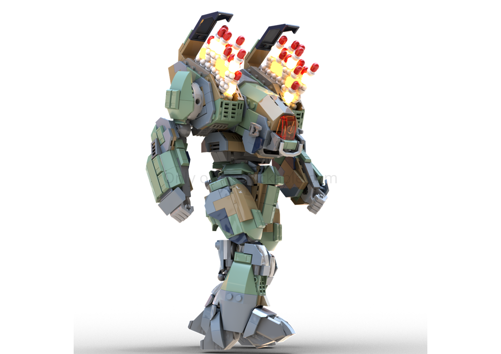 LEGO MOC Archer ARC-4M Battlemech by canuck33 | Rebrickable - Build ...