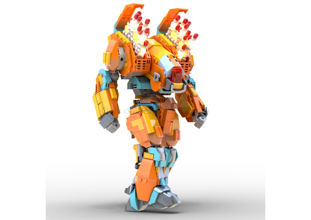 LEGO MOC Archer ARC-4M Battlemech by canuck33 | Rebrickable - Build ...