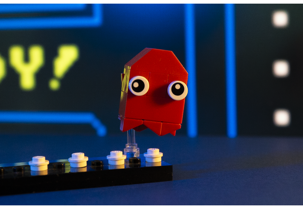 Lego Moc Pac Man Kinda Brickheadz By Hoverfrog Rebrickable Build