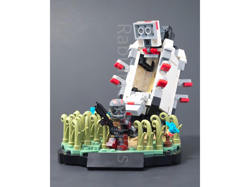 LEGO MOC Small Drop Pod, Titanfall 2 by RabidFleaBuilds | Rebrickable ...