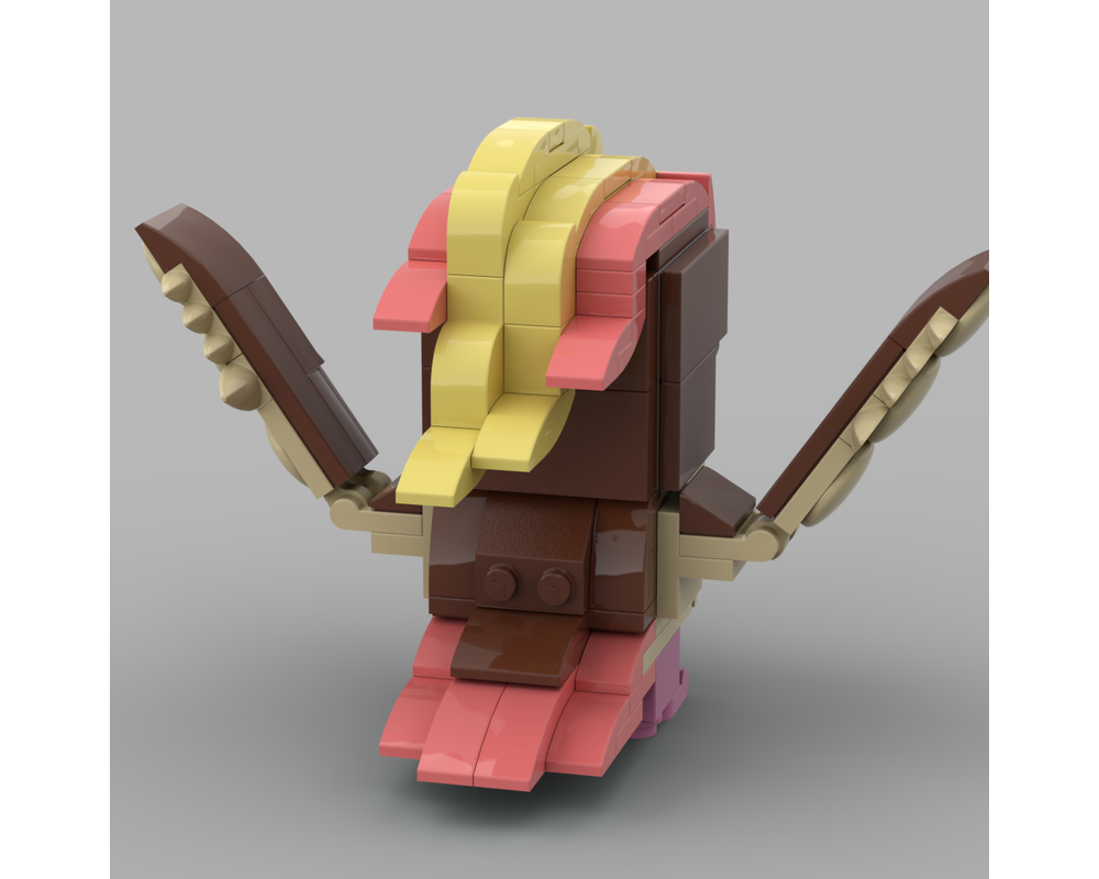 LEGO MOC Pidgeot (Pokémon) by herpuderpules | Rebrickable - Build with LEGO