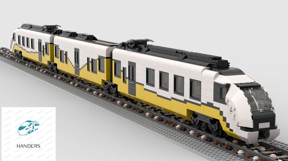 LEGO MOC Polish Impuls Regional Train by Handers | Rebrickable - Build ...