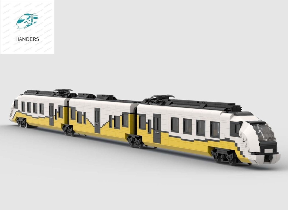 LEGO MOC Polish Impuls Regional Train by Handers | Rebrickable - Build ...