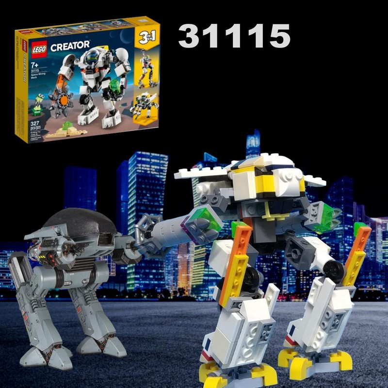 LEGO MOC Robocop mech ED-209 using set 31115 by alanyuppie ...