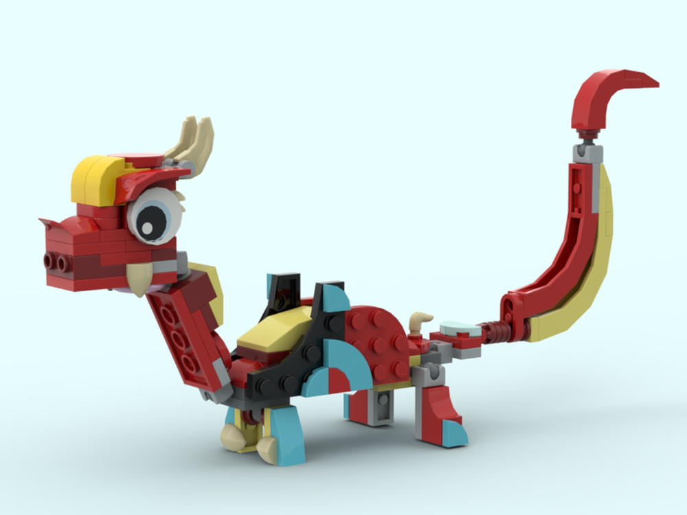 LEGO MOC 31145 Eastern Dragon by Pikminfan67 | Rebrickable - Build with ...