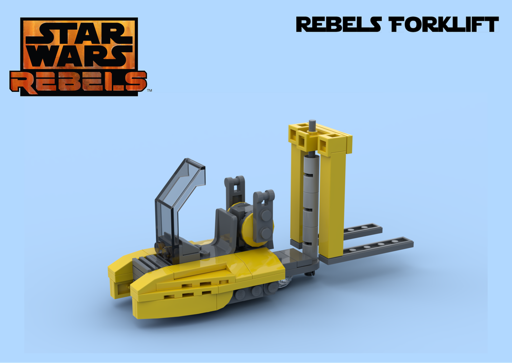 LEGO MOC Rebels Forklift by ChzHd | Rebrickable - Build with LEGO