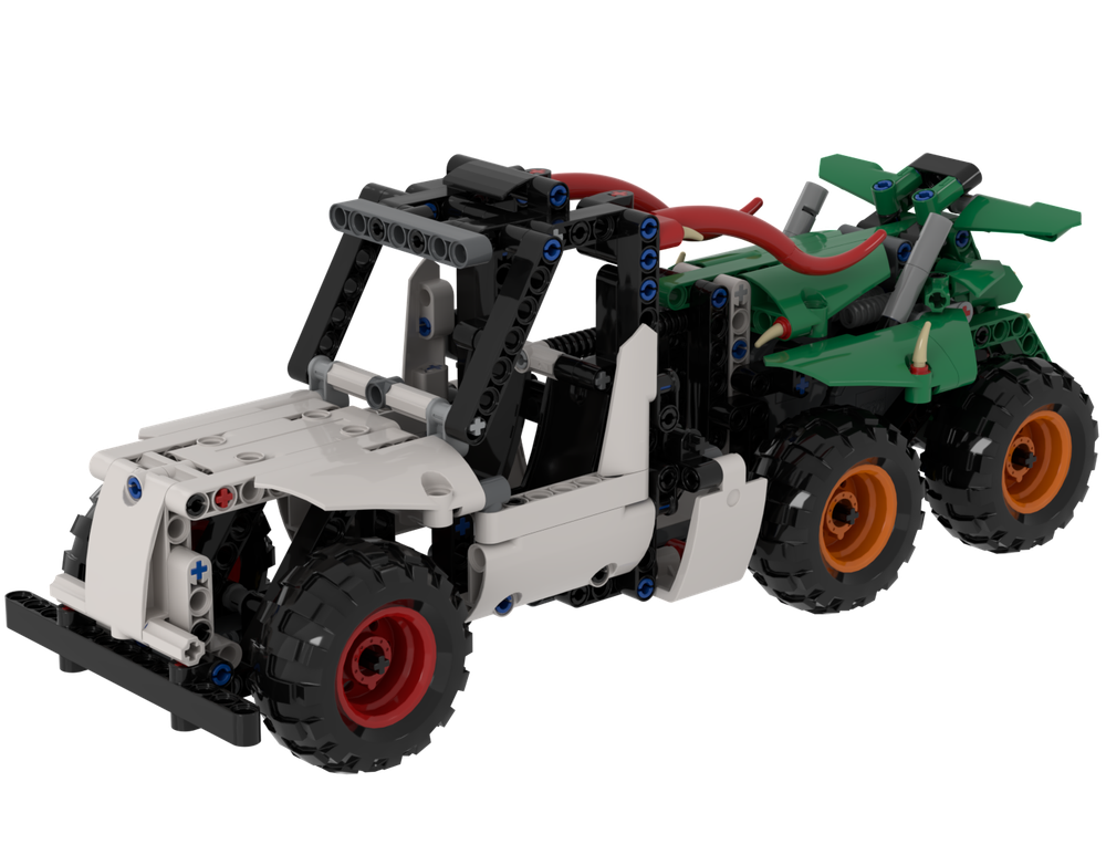LEGO MOC 42149 & 42150 Pullback Monster Jam Mashup by Technicisthebest ...