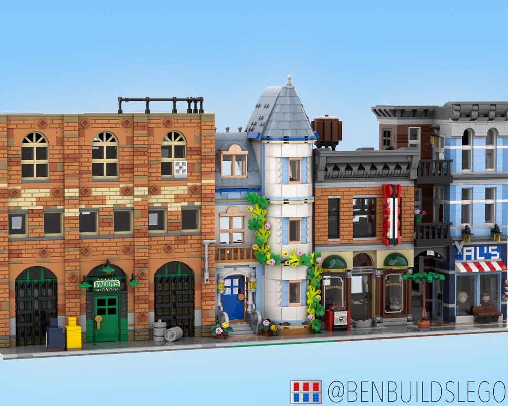 LEGO MOC Modular Castle Bed and Breakfast (Friends set 42638) by ...