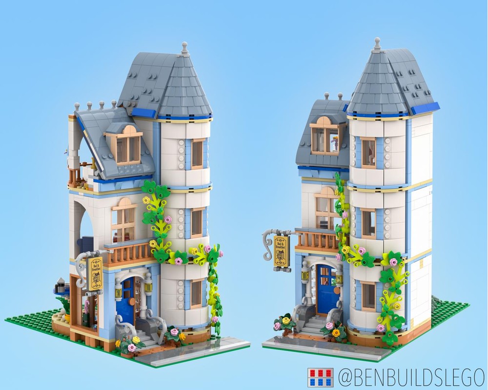 LEGO MOC Modular Castle Bed and Breakfast (Friends set 42638) by ...