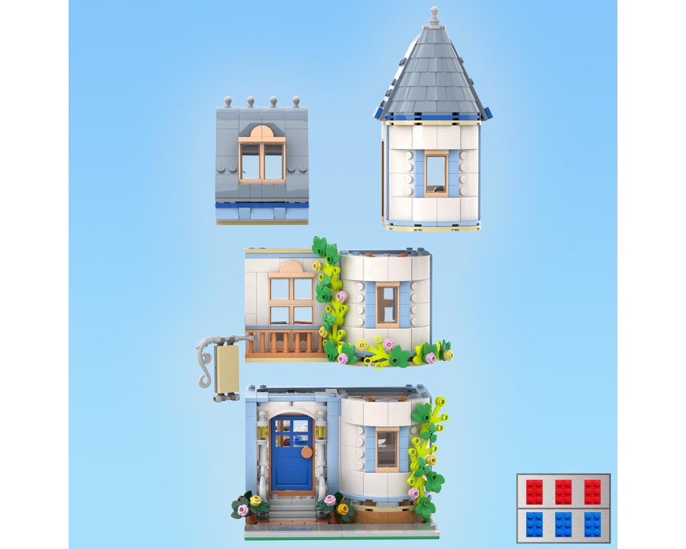 LEGO MOC Modular Castle Bed and Breakfast (Friends set 42638) by ...