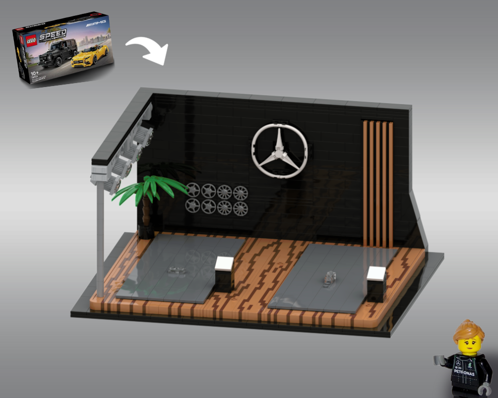 LEGO MOC-185886 Mercedes-Benz - Speed Champions Display Showroom (for ...