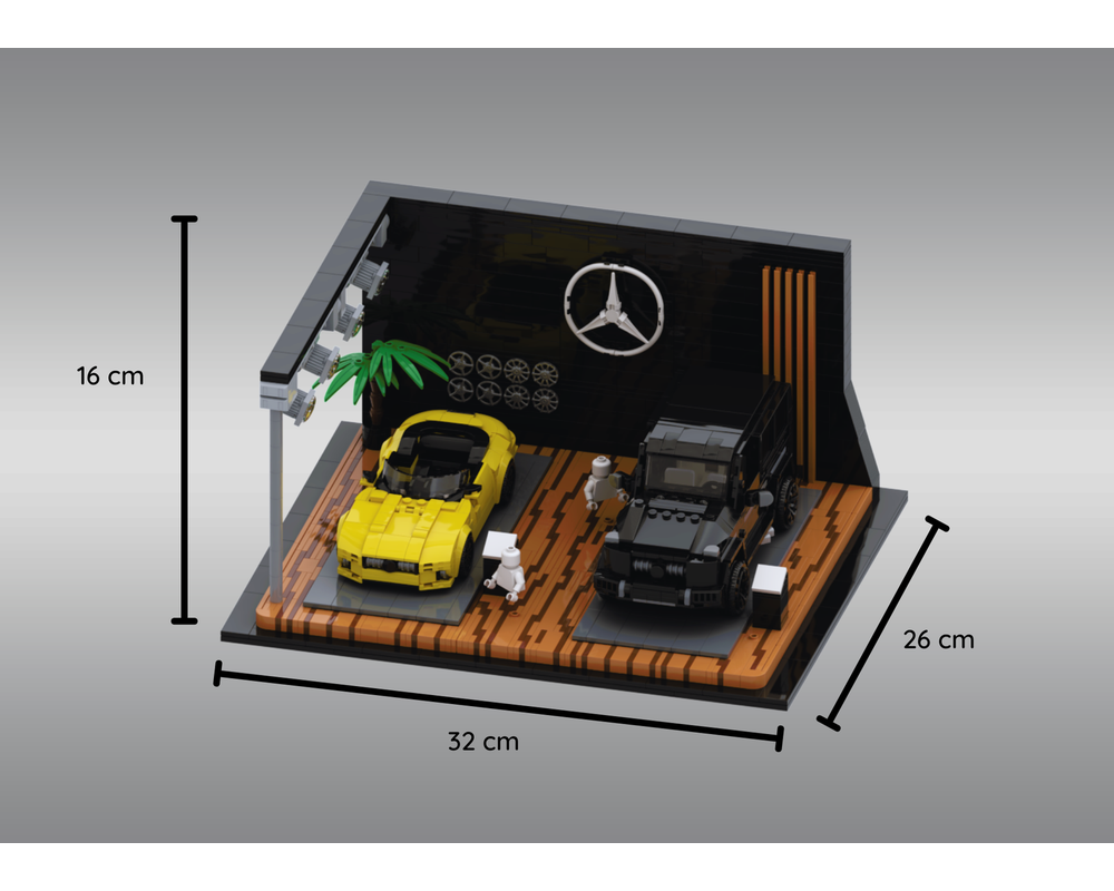 LEGO MOC Mercedes-Benz - Speed Champions Display Showroom (for Set ...