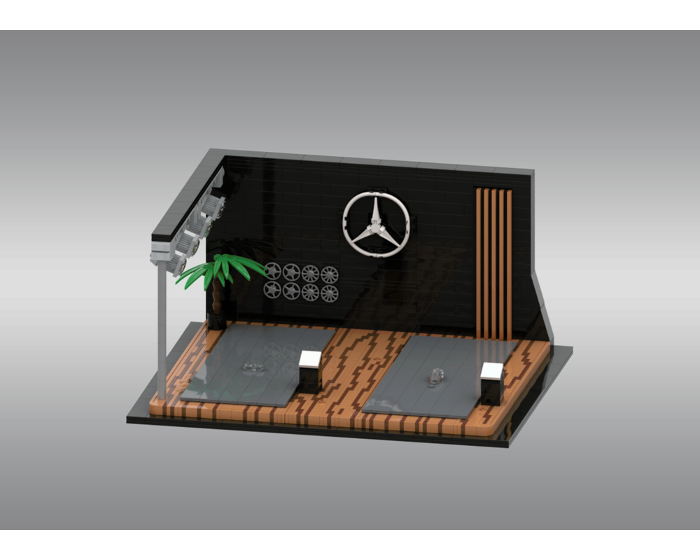 LEGO MOC Mercedes-Benz - Speed Champions Display Showroom (for Set ...