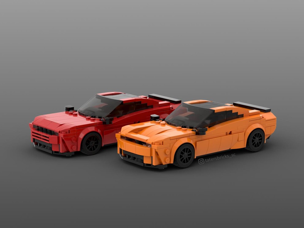 LEGO MOC 2025 Dodge Charger by Taters | Rebrickable - Build with LEGO