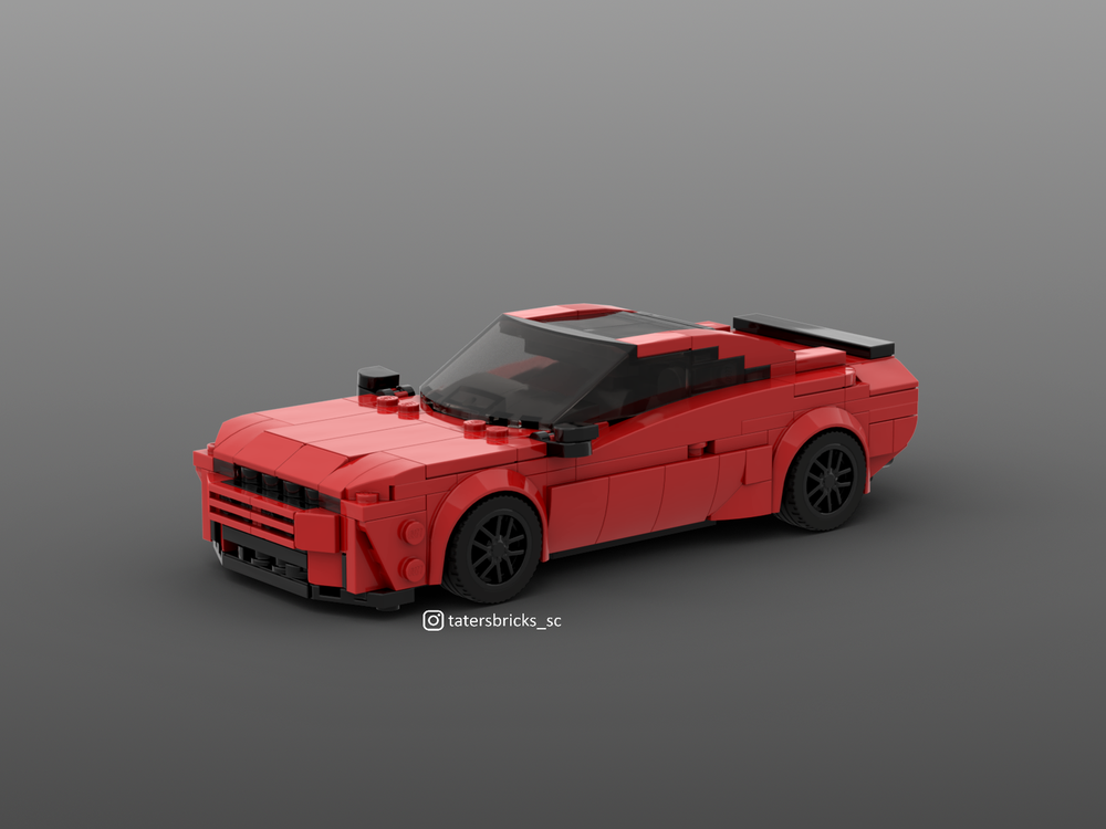 LEGO MOC 2025 Dodge Charger by Taters | Rebrickable - Build with LEGO