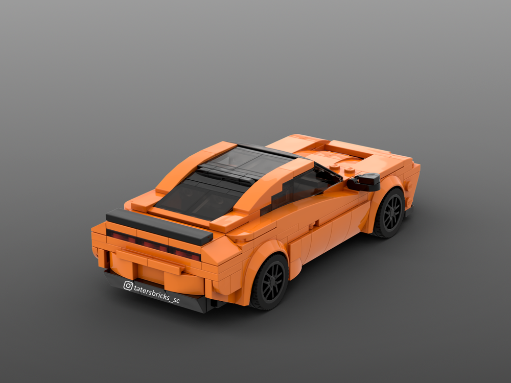 LEGO MOC 2025 Dodge Charger by Taters | Rebrickable - Build with LEGO