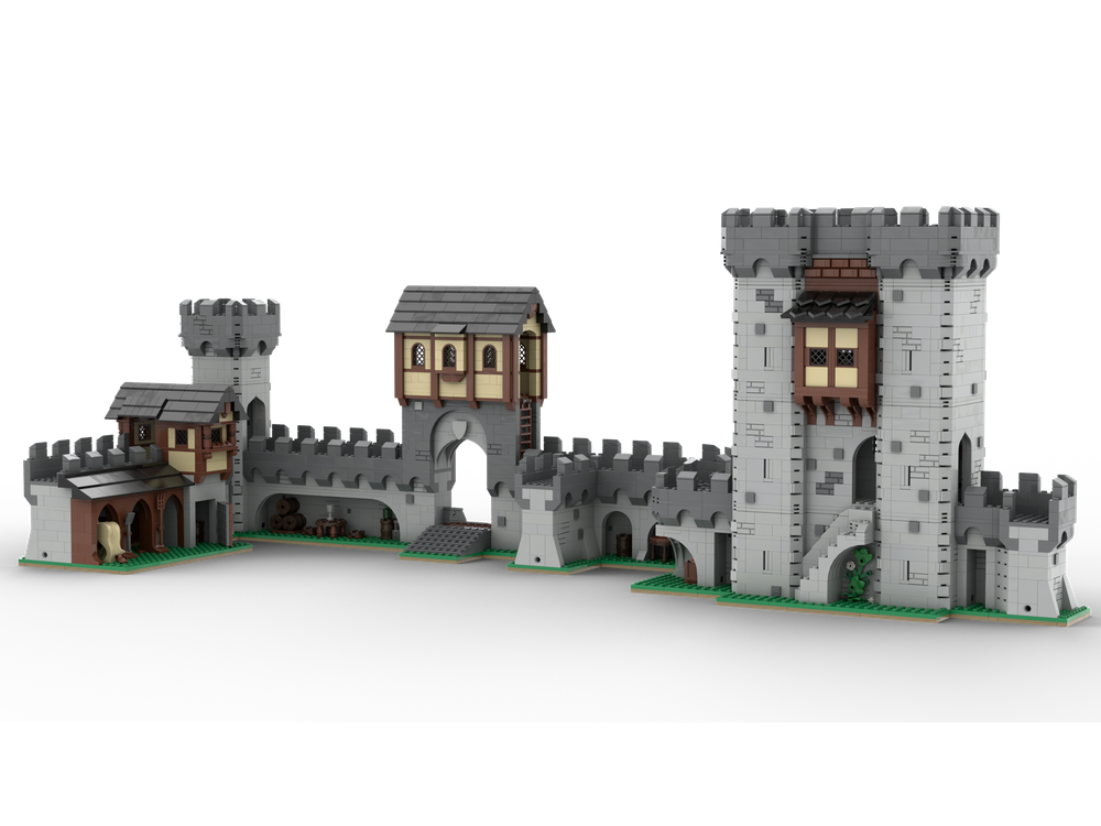 LEGO MOC Modular Medieval Walls Multipack, Vol. 2 by longjuansilver ...