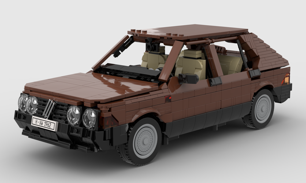 LEGO MOC Fiat Ritmo 1.7D 60cv (1987) by Aquil8 | Rebrickable - Build ...