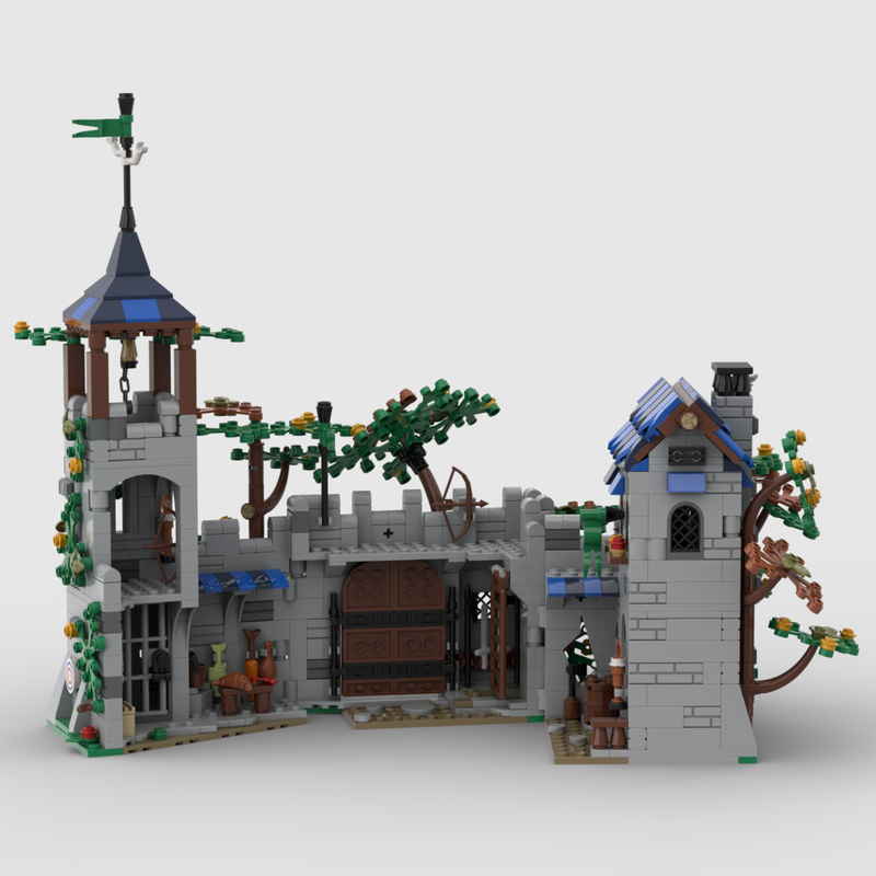 LEGO MOC Castle Forest - Forestmens by MidiBricks | Rebrickable - Build ...
