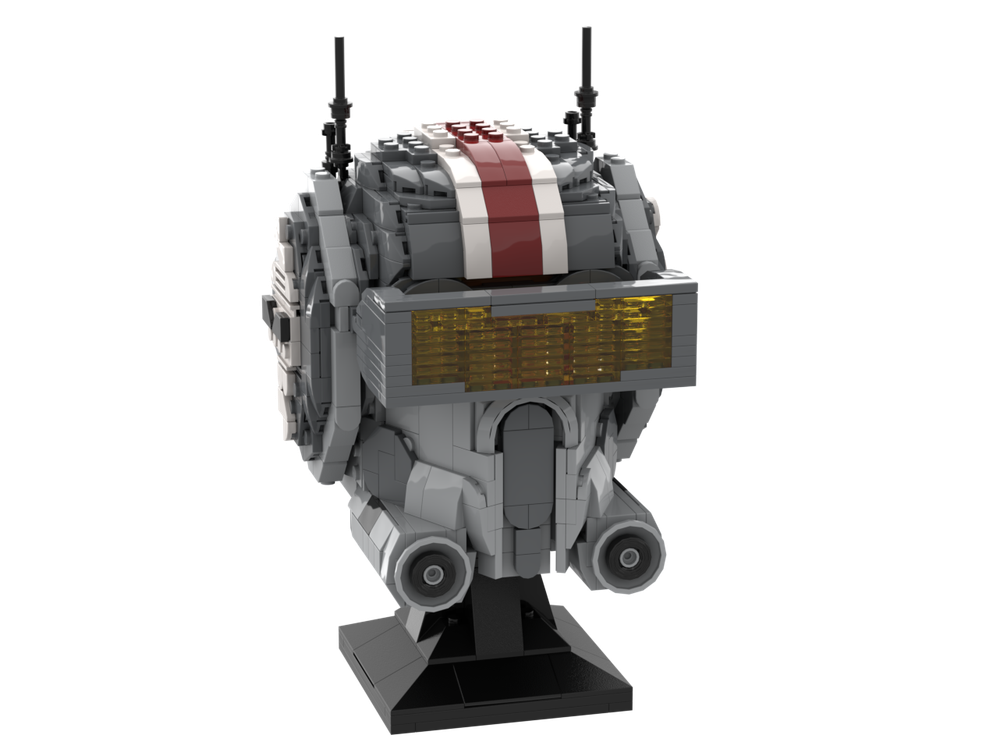 LEGO MOC Tech Helmet by Ant0noo | Rebrickable - Build with LEGO