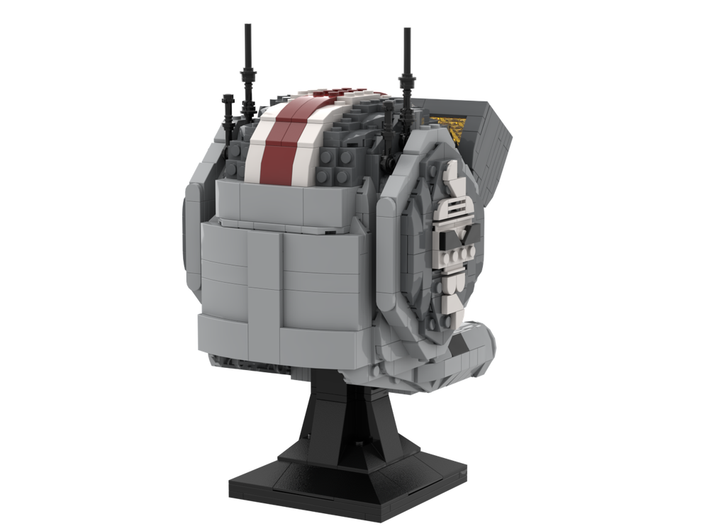 LEGO MOC Tech Helmet by Ant0noo | Rebrickable - Build with LEGO