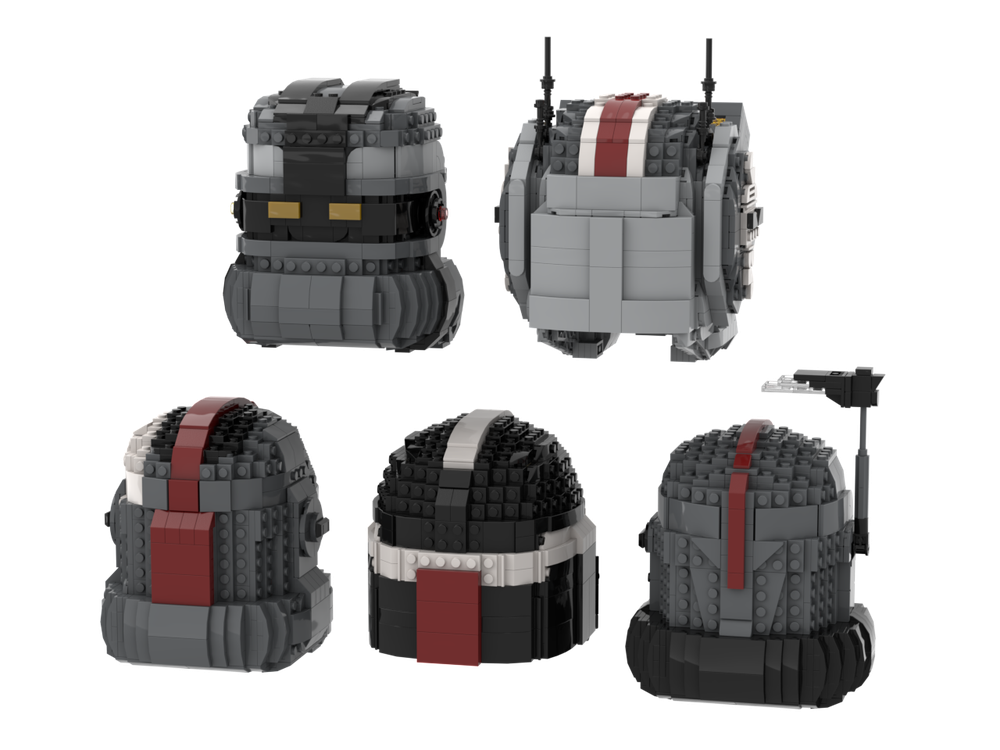 LEGO MOC The Bad Batch Helmet BUNDLE by Ant0noo | Rebrickable - Build ...