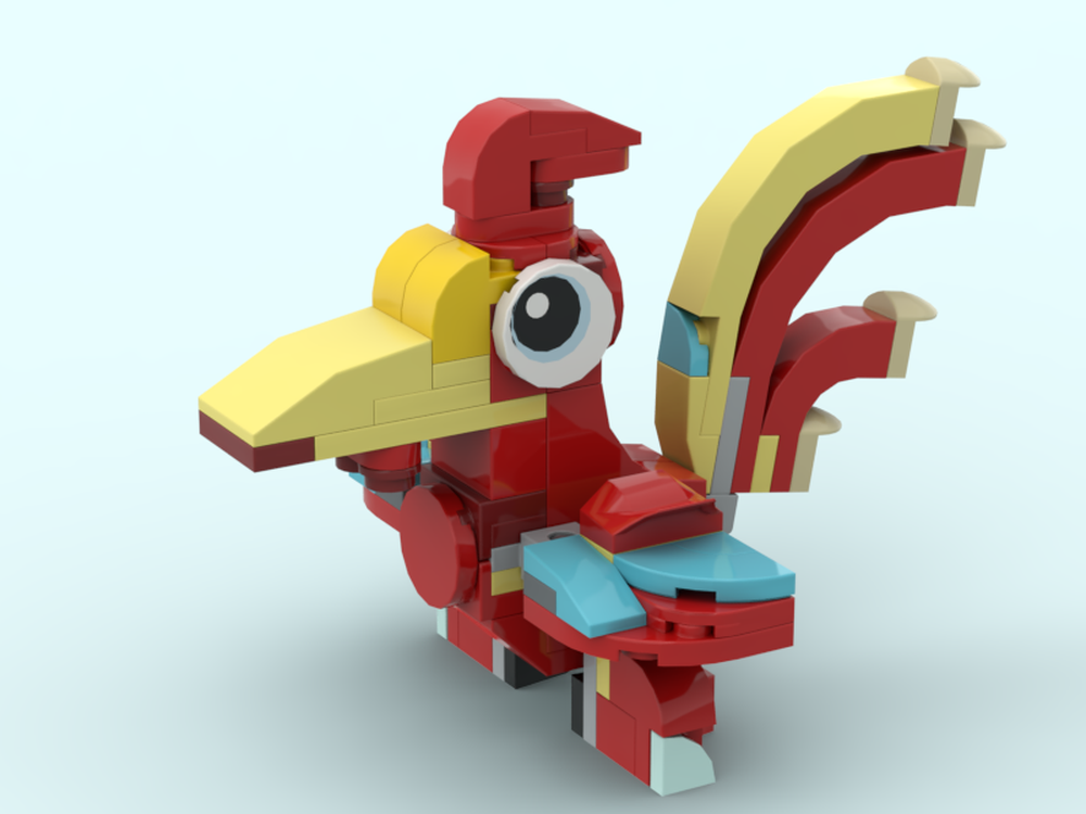 LEGO MOC 31145 Rooster by Pikminfan67 | Rebrickable - Build with LEGO