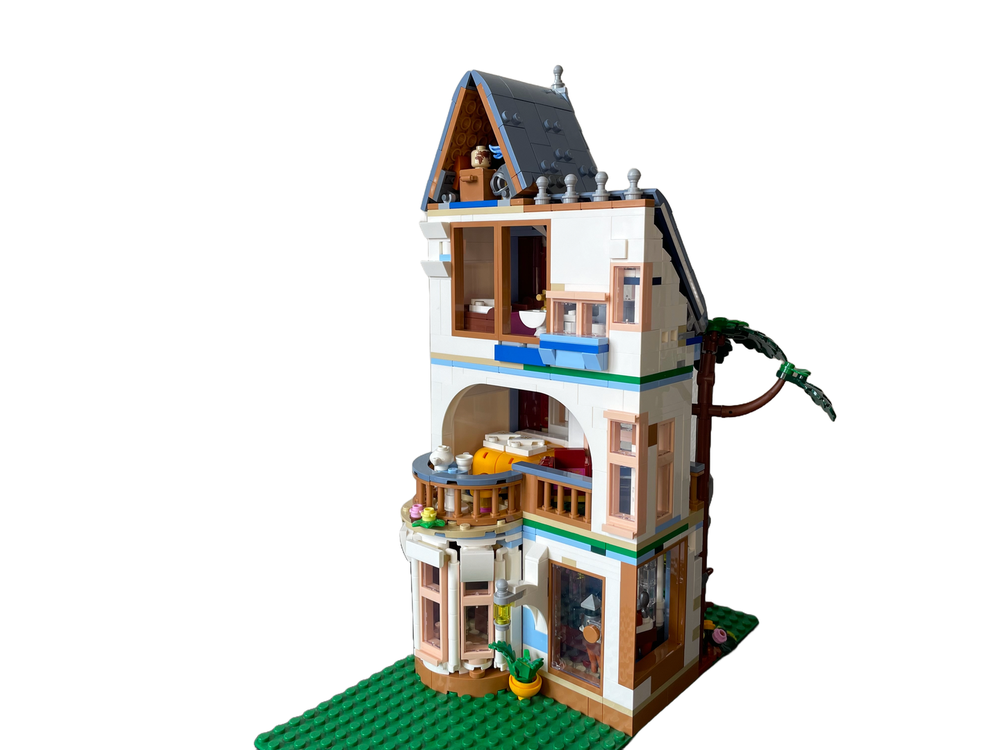 LEGO MOC Castle B&B Modular Alternate build of 42638 Bed & Breakfast by ...