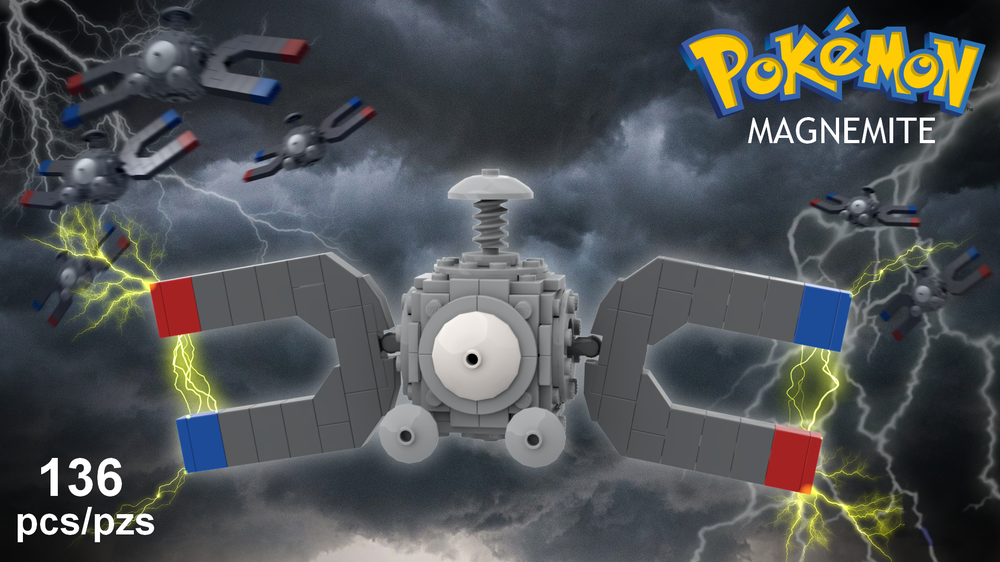 LEGO MOC-185947 Pokemon - Magnemite by Malavek | Rebrickable - Build ...