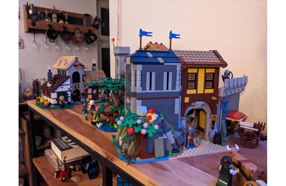 LEGO MOC Medieval City Gate by Modarius | Rebrickable - Build with LEGO
