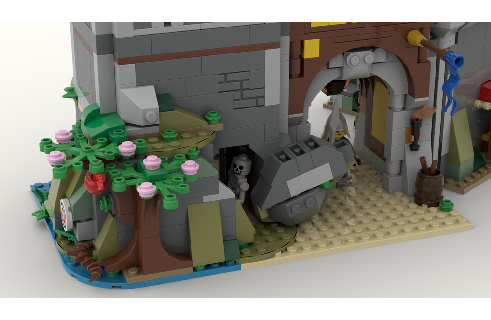 LEGO MOC Medieval City Gate by Modarius | Rebrickable - Build with LEGO