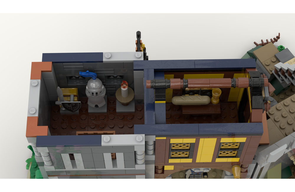 LEGO MOC Medieval City Gate by Modarius | Rebrickable - Build with LEGO