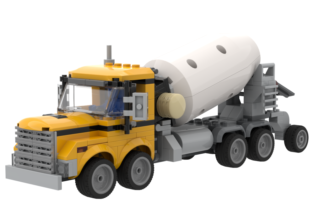 LEGO MOC Cement Mixer by OrchardBuilds | Rebrickable - Build with LEGO