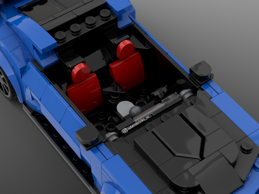 Lego Moc Chevrolet Camaro Zl1 1le By Taters Rebrickable Build With Lego